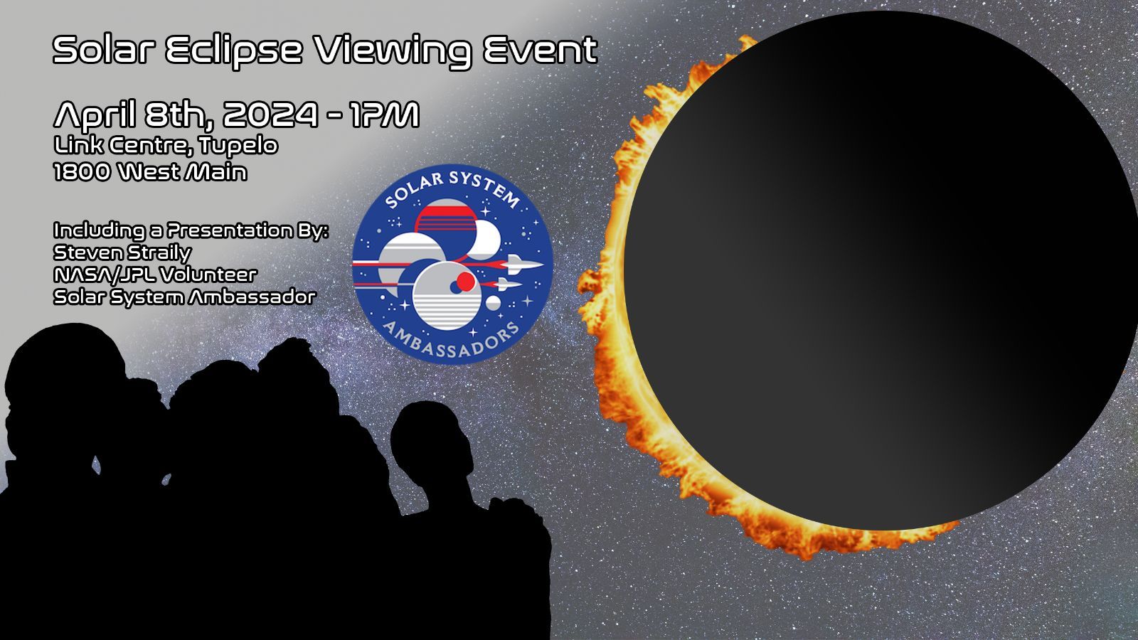 Solar Eclipse Viewing Event- April 8, 2024 1 PM – Link Centre